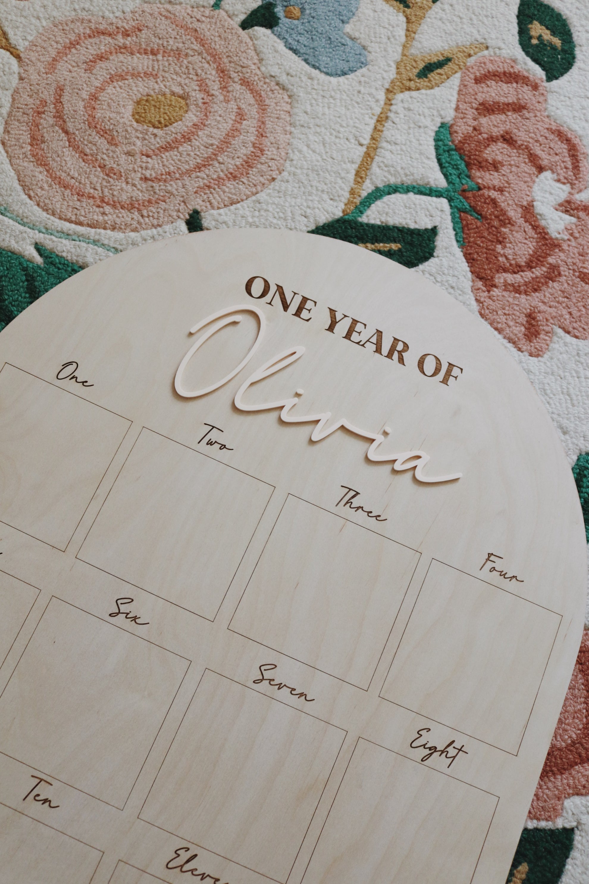 First Birthday Board– J. Isabel Designs