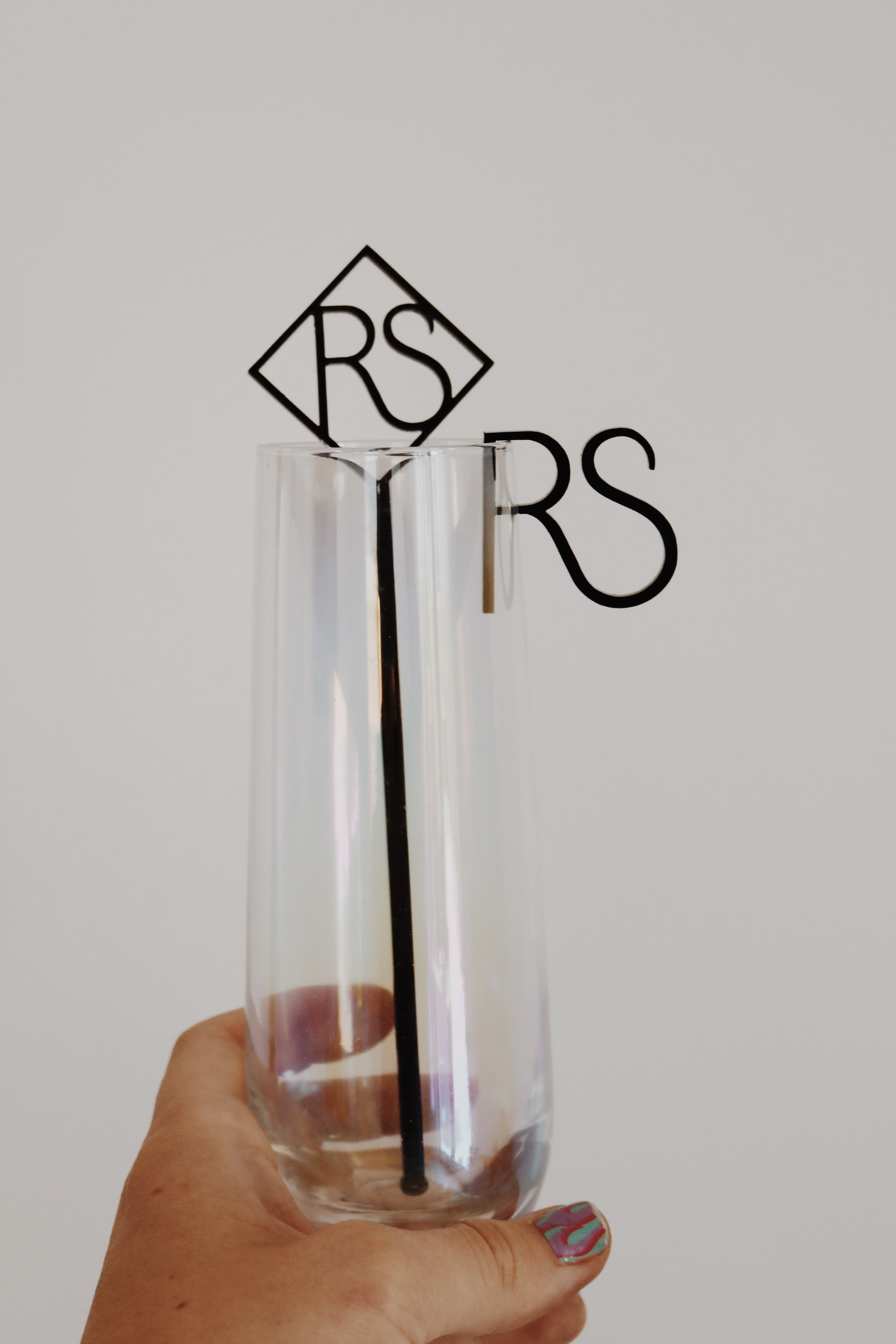 Custom drink stirrers– J. Isabel Designs