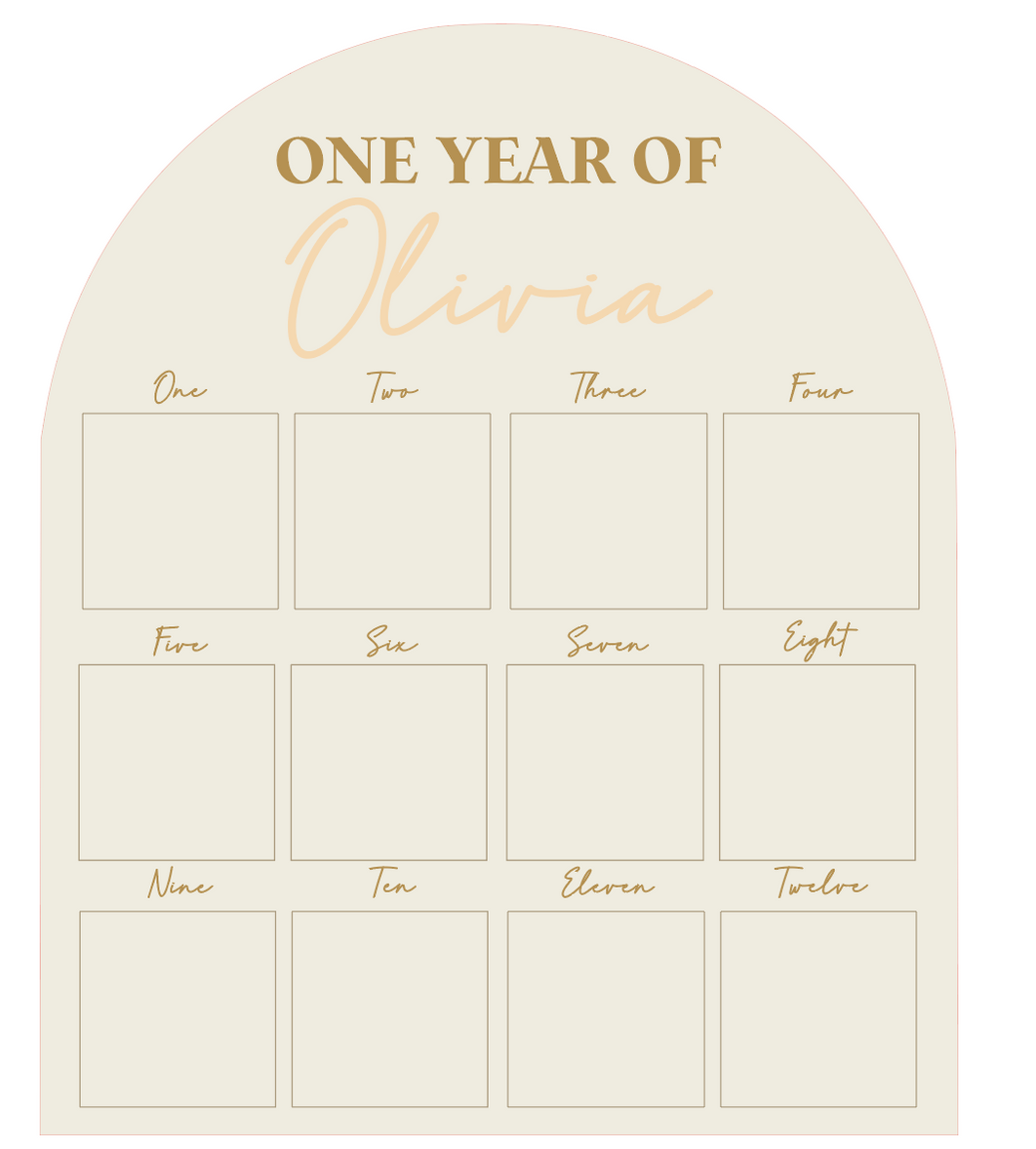 First Birthday Board– J. Isabel Designs