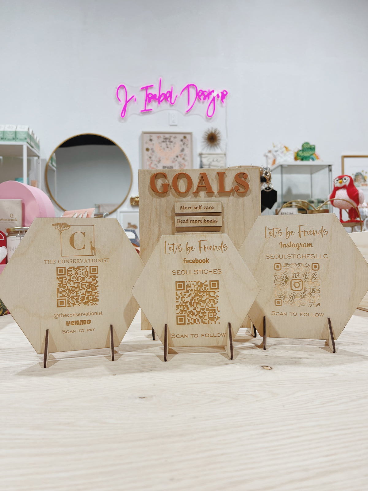 Business & Event Signage | Acrylic & Wood Signs– J. Isabel Designs